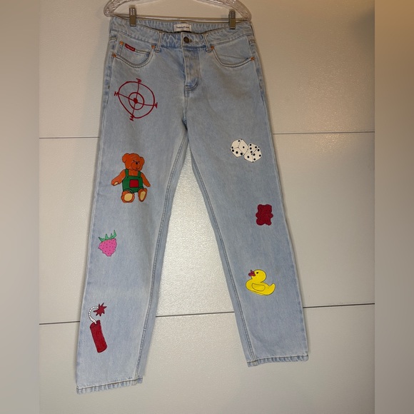 Teddy Fresh | Jeans | Teddy Fresh 9s Playful Light Blue Jeans With ...